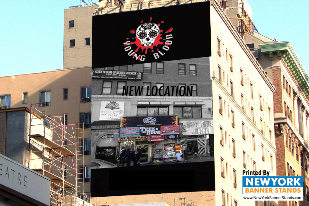 Adhesive Vinyl - New York Banner Stands