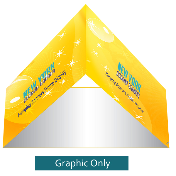 hanging-banner-12-ft-triangle-outside-graphic-only - New York Banner Stands