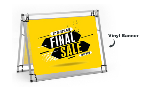 A-Frame Banner Display 4ft