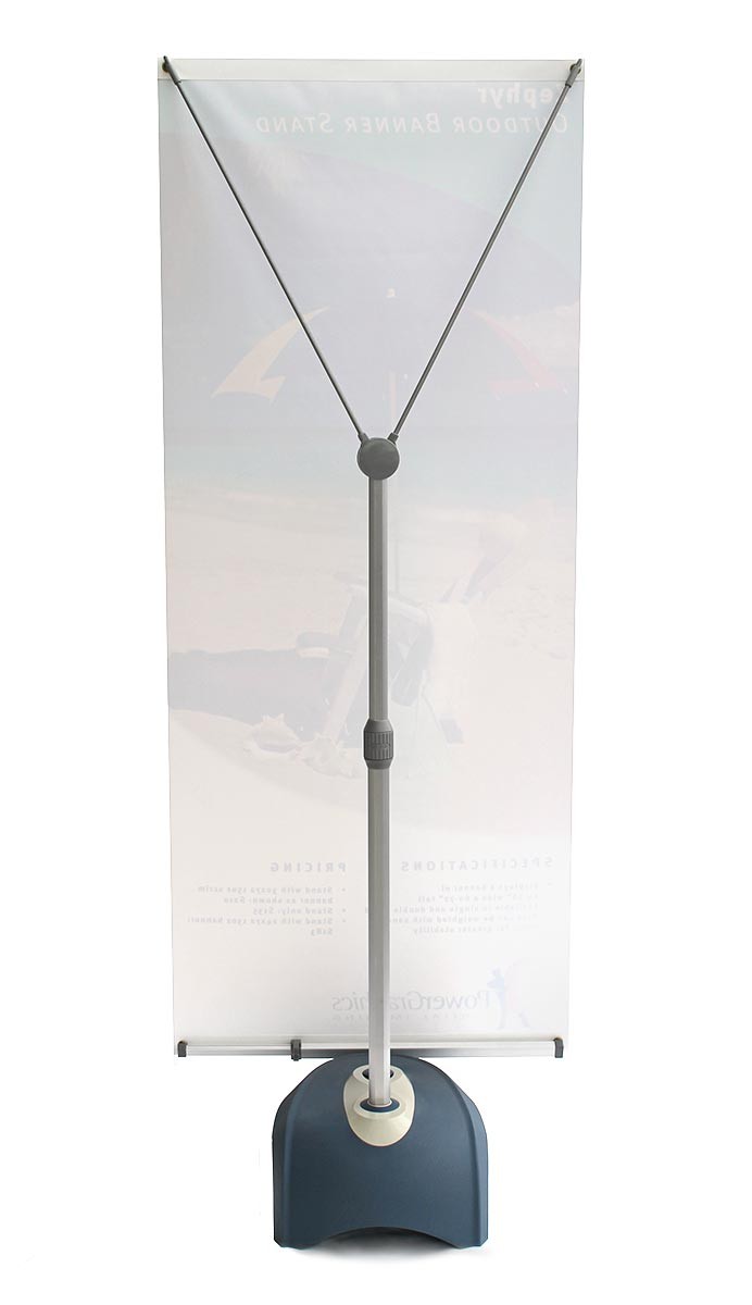 Zephyr Outdoor Banner Stand 3 ft. x 5 ft. - Single-Sided Graphic Only