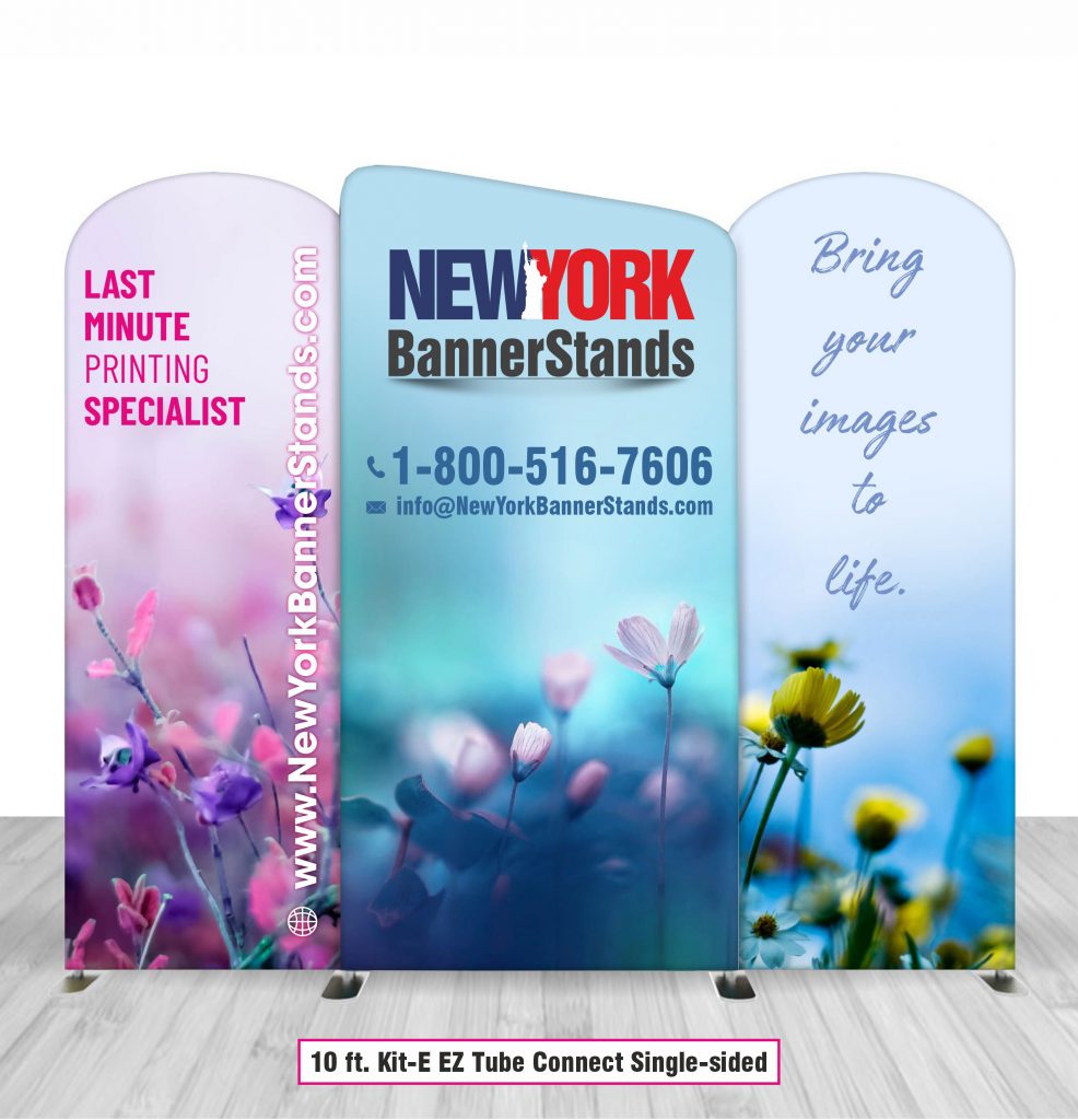 10 ft Kit E EZ Tube Connect – Single-Sided Portable Display Kit | New ...