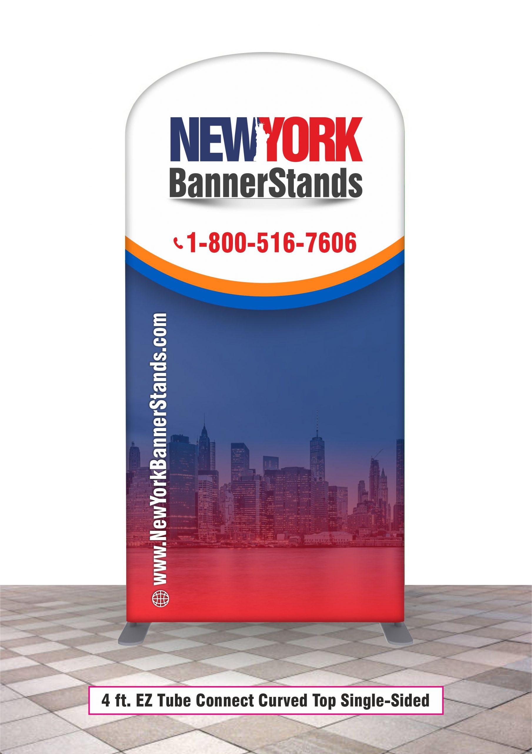 4 ft. EZ Tube Connect Curved Top Single-Sided - 10ft Tent Half Wall ...